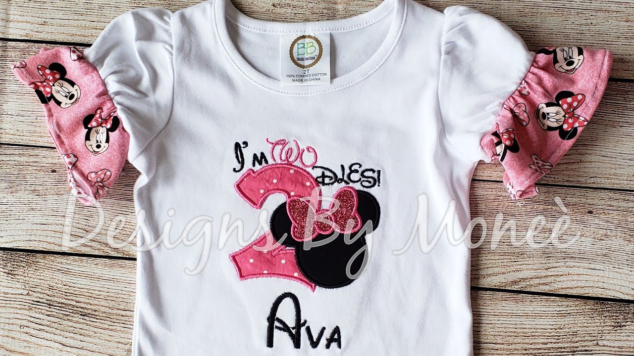 How to add ruffles to a shirt - YouTube