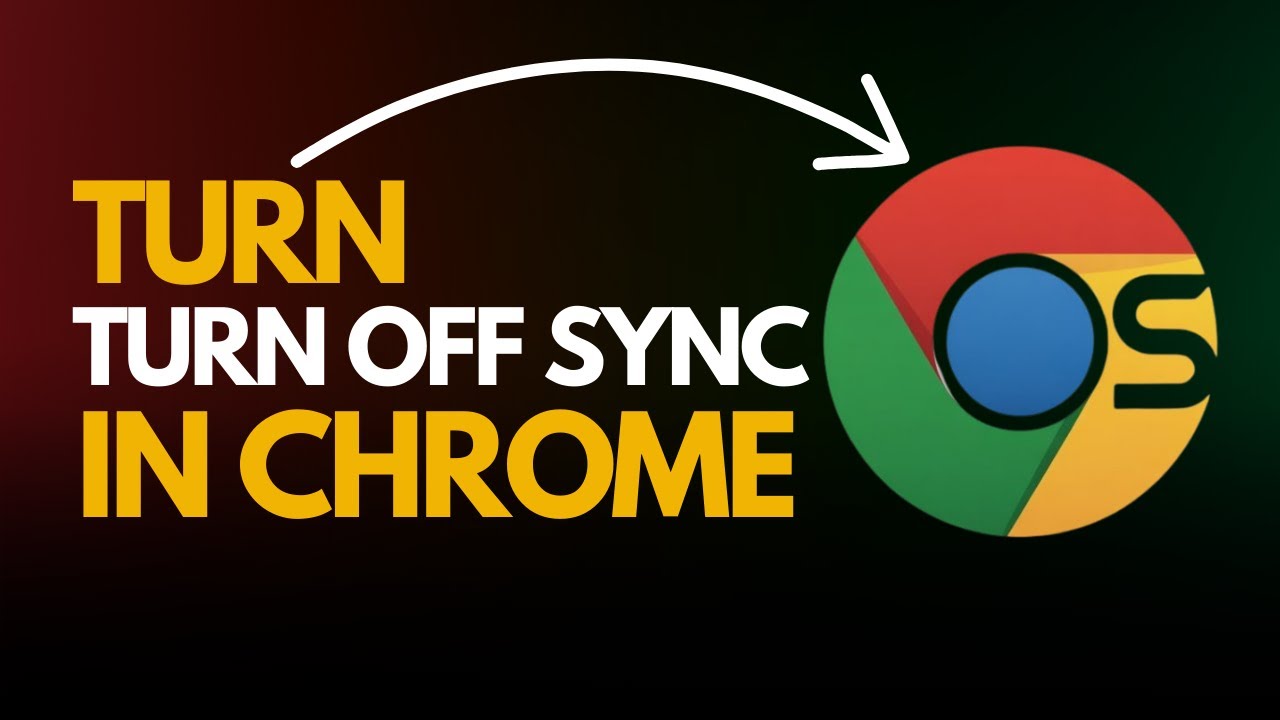 How to Turn Off Sync in Google Chrome (Stop Data Syncing!) - YouTube