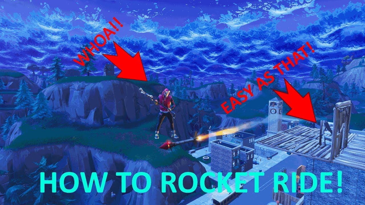 HOW TO ROCKET RIDE WITH THE NEW GUIDED MISSILE!!! | Fortnite - YouTube