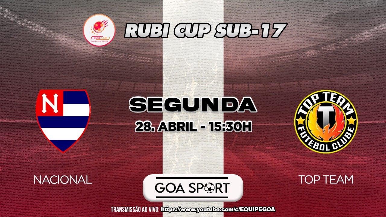 SUB-15/ NACIONAL X TOP TEAM - RUBI CUP SERIE OURO 2025 - YouTube