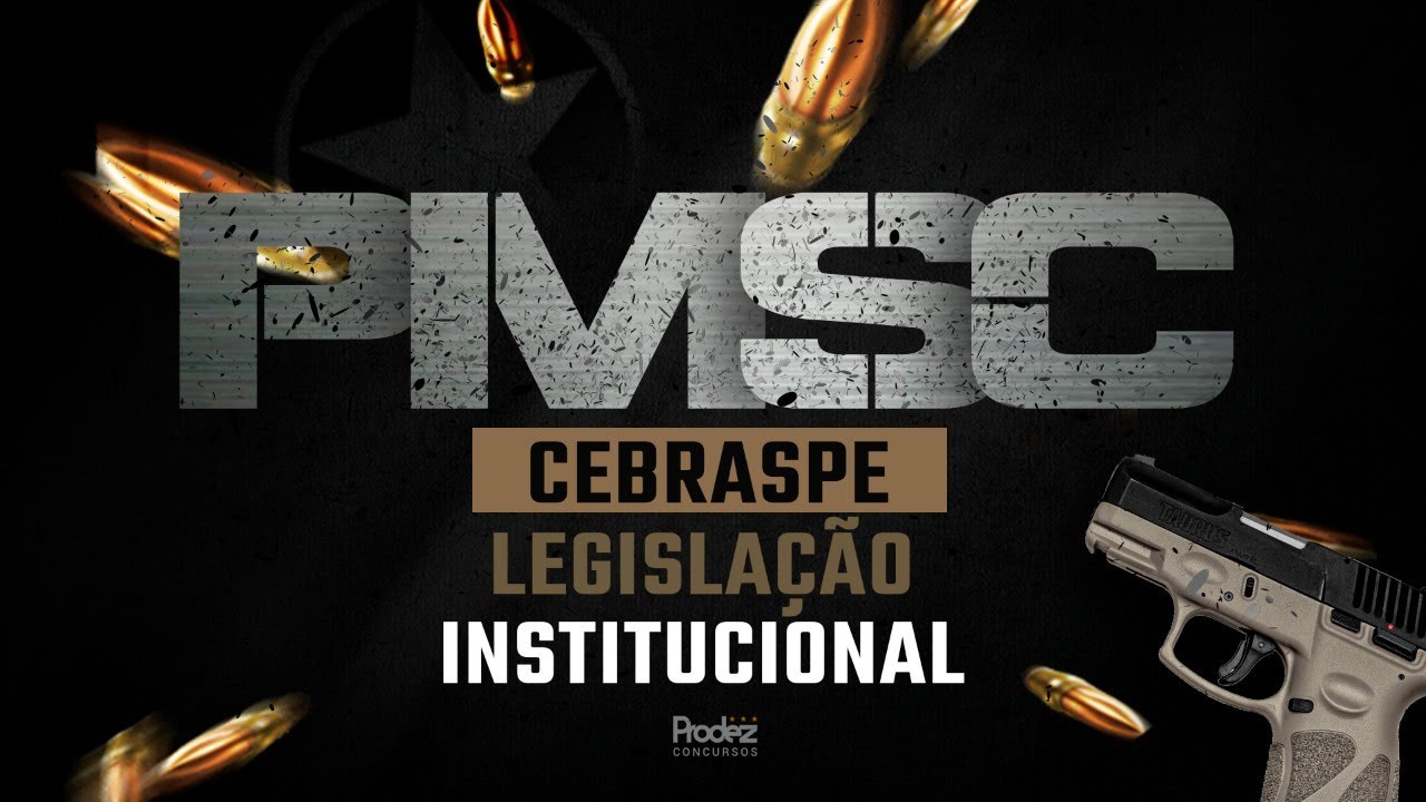 PMSC CEBRASPE | Legislação Institucional - YouTube
