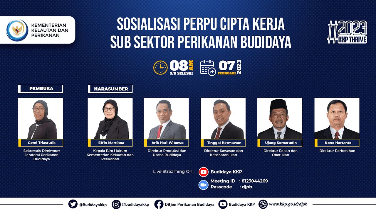 Sosialisasi Peraturan Pemerintah tentang Cipta Kerja Sub Sektor ...