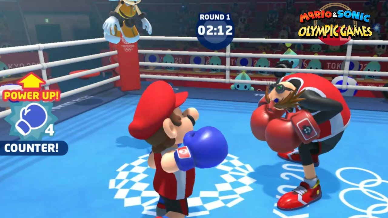 Mario & Sonic At The Olympic Games Tokyo 2020 Boxing Mario Vs Dr Eggman ...