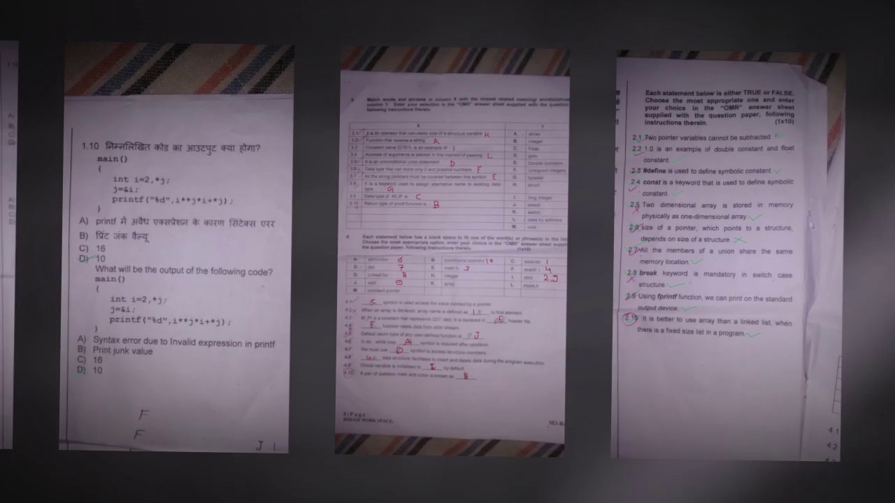 'O' level July 2017 M3 R4 answer key - YouTube