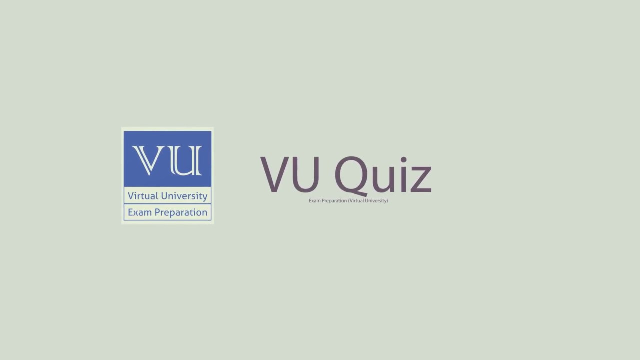 VU Quiz Exam preparation (Virtual University) Promo - YouTube