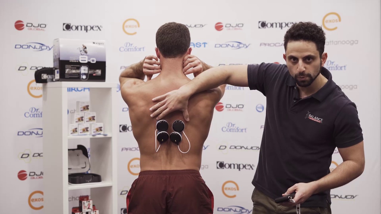 Compex Tutorial: Front Squat Position with Chiropractor Nick P. - YouTube
