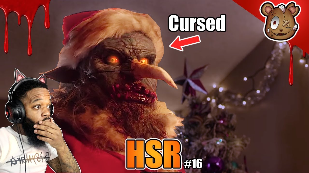 WATCHING CURSED HOLIDAY VIDEOS 🎄| Horror Shorts Reacts #16 | Comedy ...