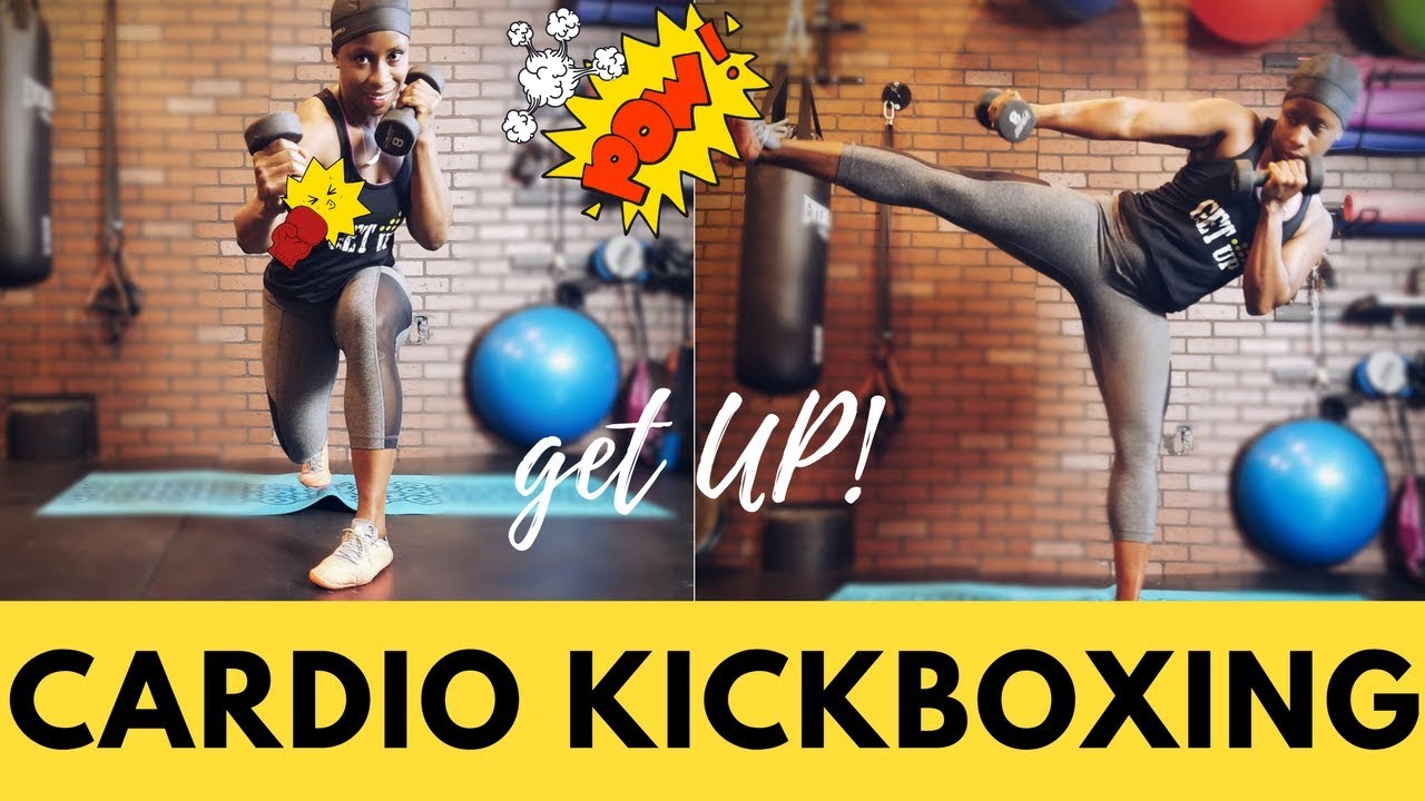 35 Minute Cardio Kickboxing for Beginners | Anyone Can Do This Workout ...