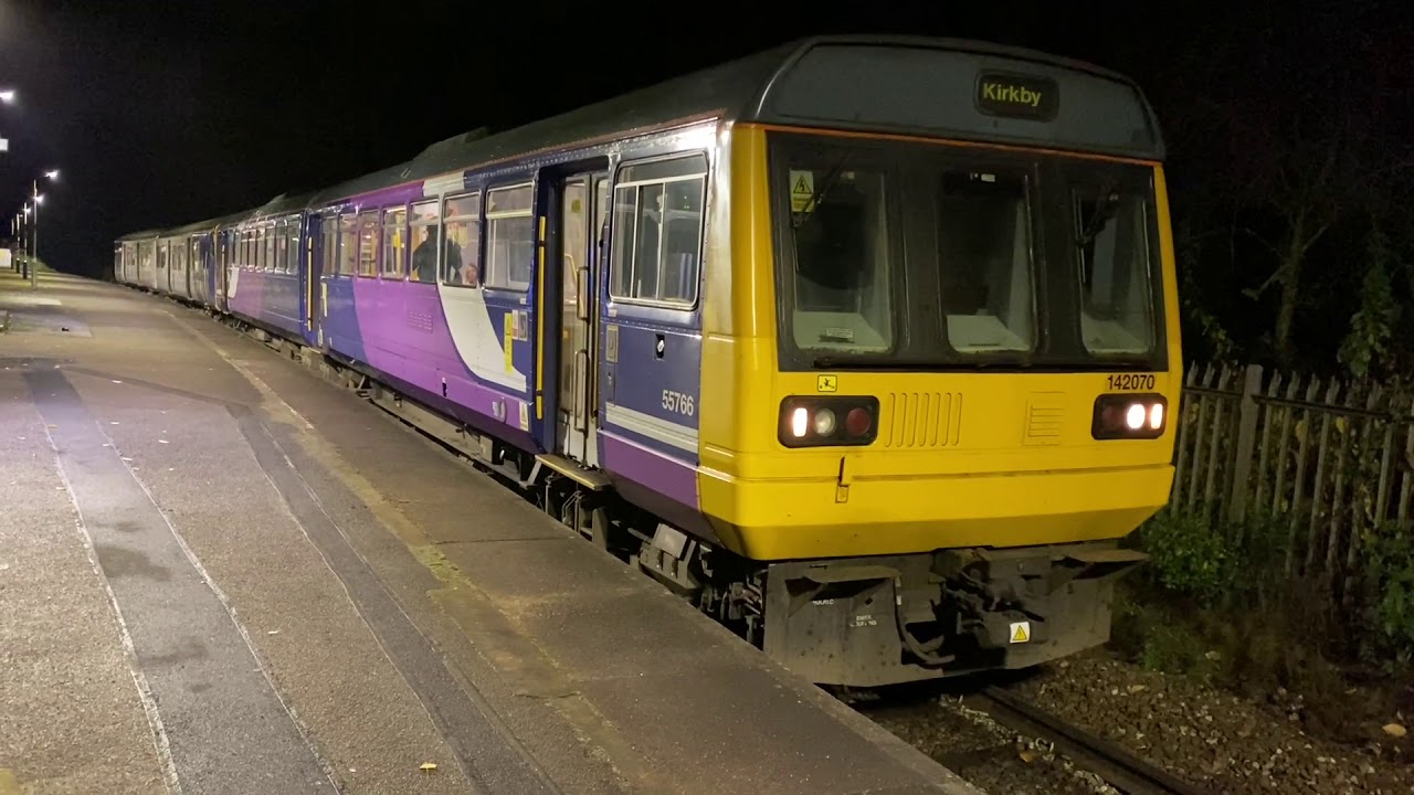 Northern Class 142 & 150 (142070) & (150140) Leaving Ince - YouTube