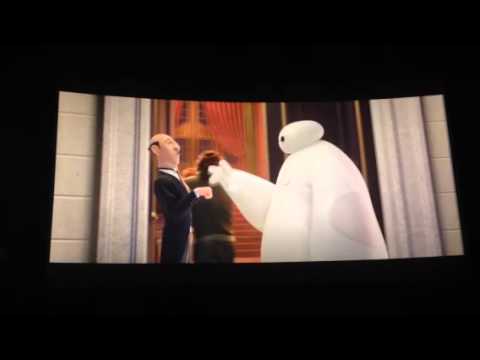 Big Hero 6 Baymax Fist Bumps Butler Clip - YouTube