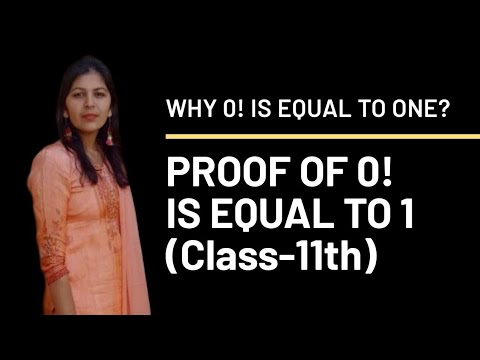 WHY 0! IS EQUAL TO ONE?( Proof Of 0!=1) - YouTube