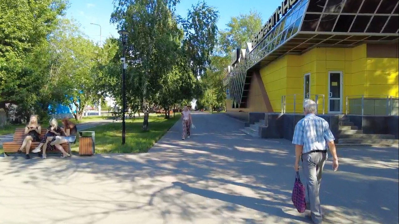 Иду летним вечером по Проспекту 50 лет Октября в Саратове - YouTube