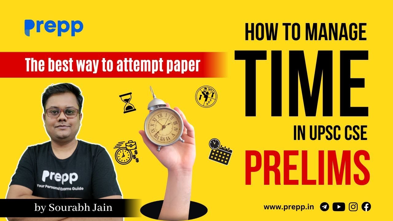 How To Manage Time In Prelims Exam | The best way to attempt paper ...