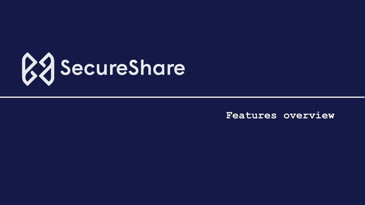 SecureShare - Features Overview - YouTube
