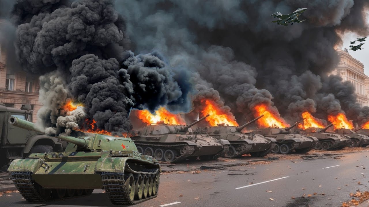 5 MINUTES AGO! Ukrainian F 16s Destroy Russia's Most Advanced Tank in ...