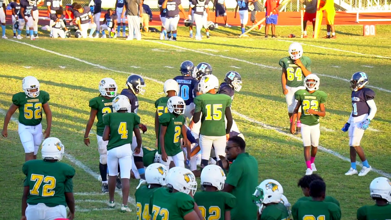 2019 EBR Middle School Football Semi Finals CSAL vs Westdale Middle ...