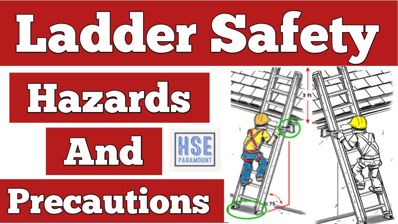 Step Ladder Safety Poster Caution 3 Point Contact Step Ladder Sign