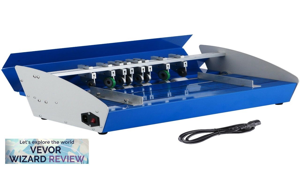 VEVOR Electric Creasing Machine 18 Inch 460mm Paper Creasing Scoring ...