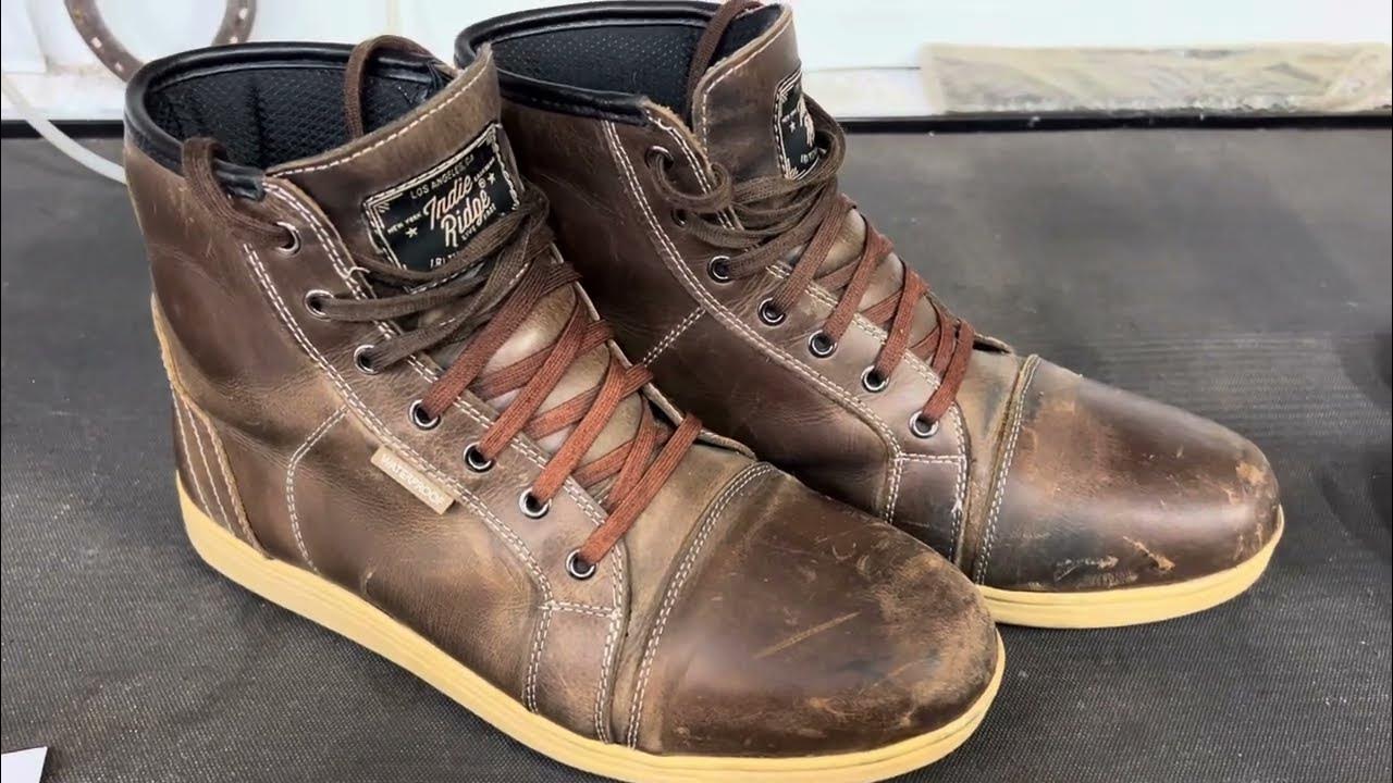 Indie Ridge Apache motorcycle boots (Are they any good ) - YouTube