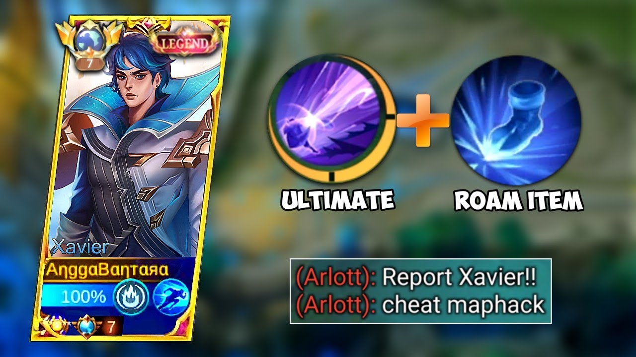 XAVIER ROAM ITEM TUTORIAL SOLO RANKED | WHEN TOP 1 XAVIER MODE MAPHACK ...