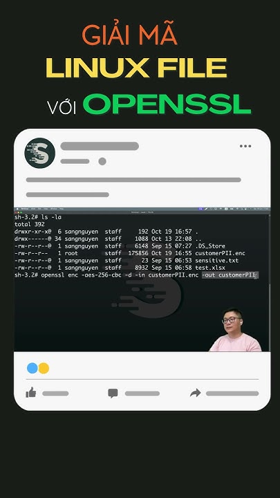 Giải mã file trên LINUX với OpenSSL - YouTube