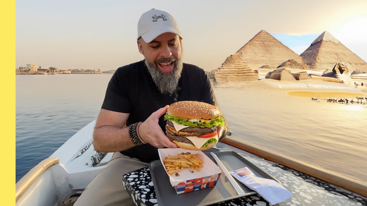 برغر فرعوني-مصر🍔burger by pharaoh-Egypt - YouTube