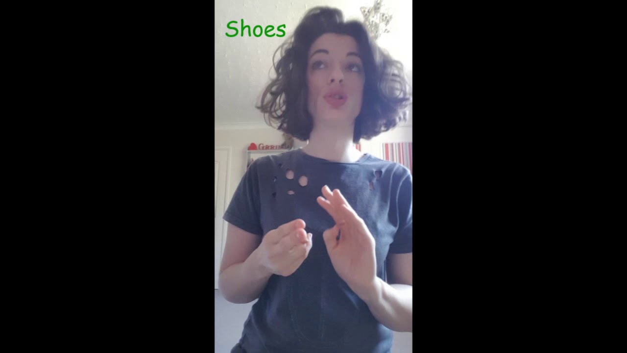 BSL signs for Clothes - YouTube