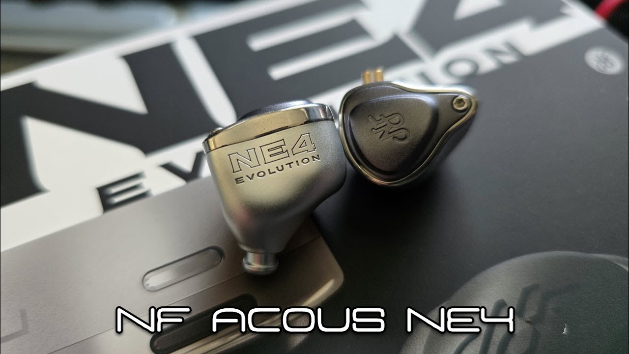 NF ACOUS NE4 - 4BA + Frequency Dividing Faceplates - YouTube