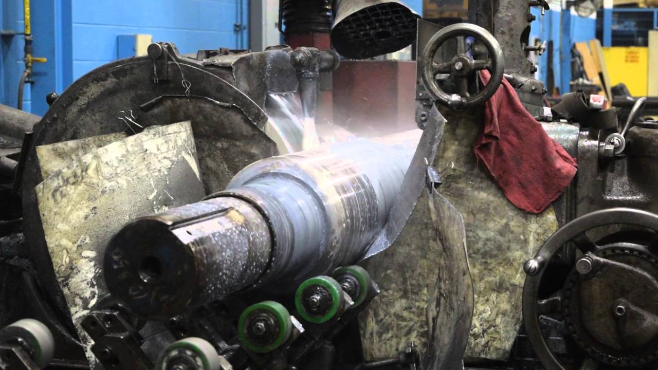 Round bar grinding - YouTube