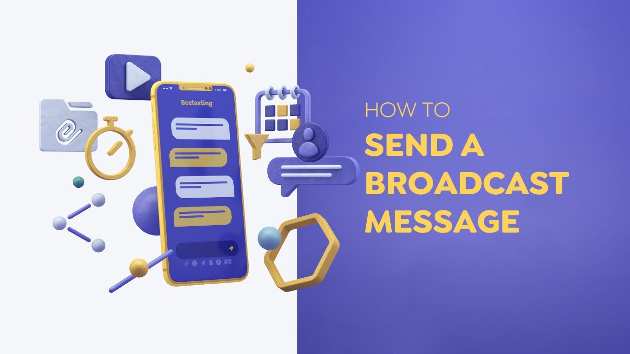 Sending Broadcast Messages for Outbound Sales - YouTube
