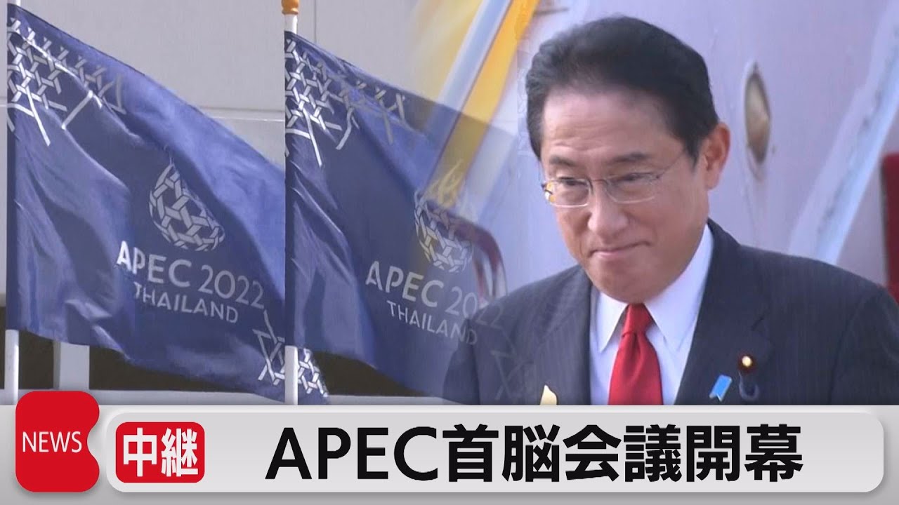 APEC首脳会議開幕へ 4年ぶり対面で（2022年11月18日） - YouTube
