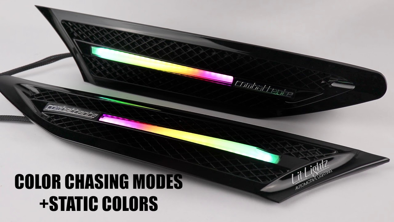 Intec Color Chasing Fender Garnishes 2013+ FR-S/BRZ/86 - YouTube