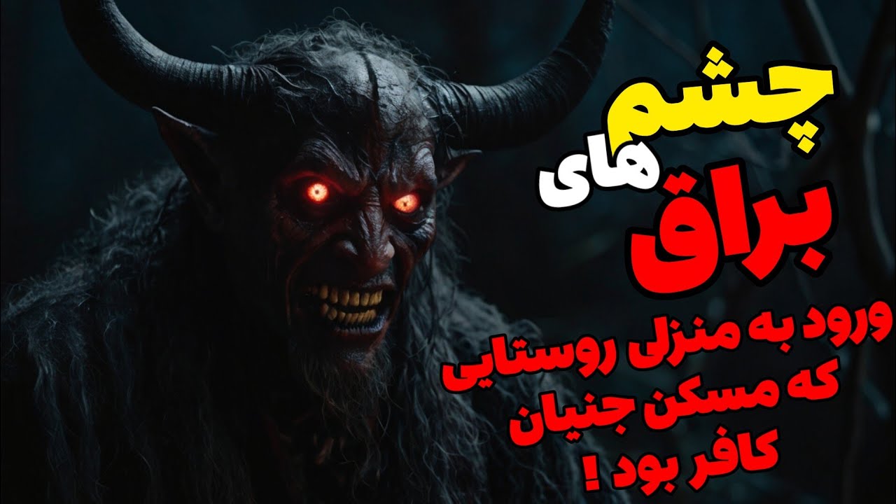داستان ترسناک چشم های براق جن ورود به خانه ی روستایی که بخاطر گناه