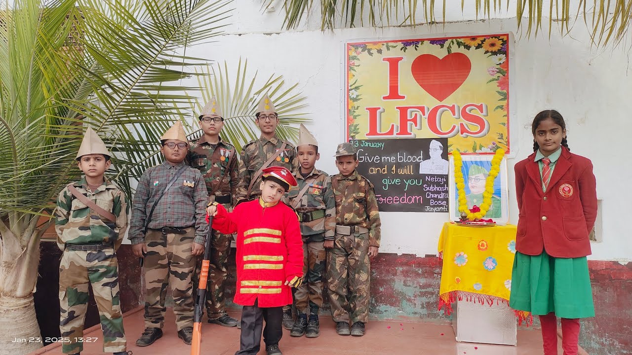 Speech By Ridhy Pandey on Netaji Subhash Chandra Bose jayanti. #lfcs # ...