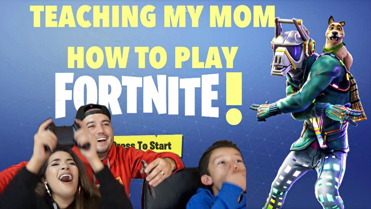 Mom Tries Fortnite for the !st Time!! | Hilarious! - YouTube