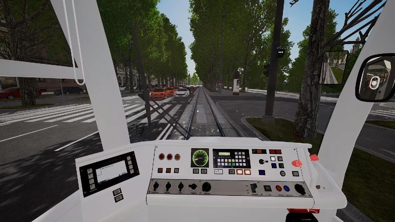 TramSim - Console Edition- Vienna ULF tram - YouTube