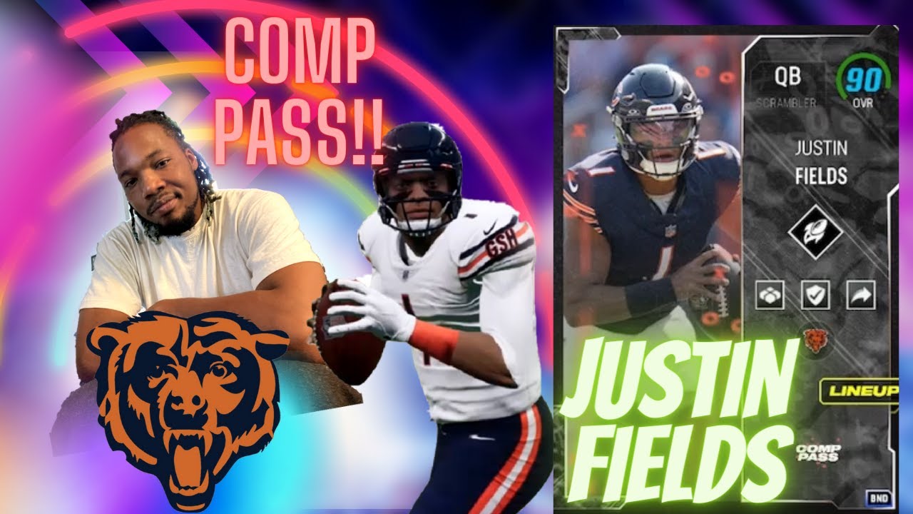 90 Ovr Justin Fields best QB in Madden 24! Comp Pass!!! - YouTube