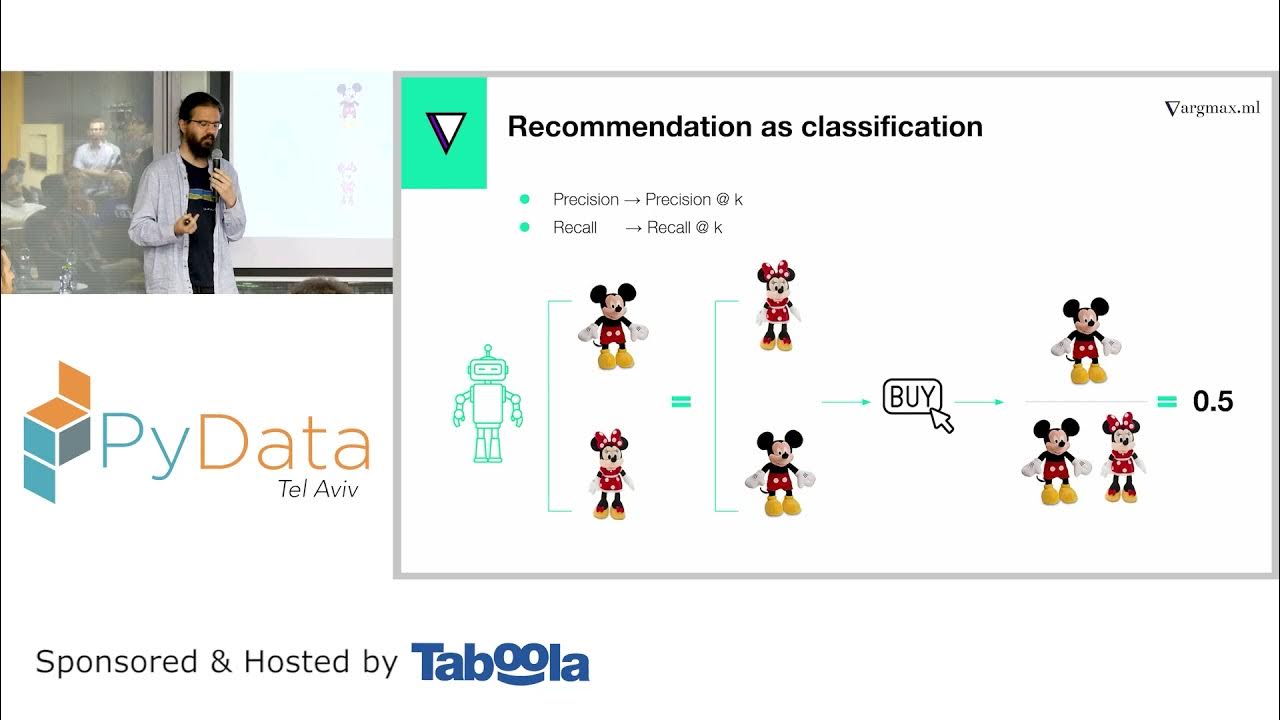 PyData Tel Aviv Meetup: Offline Metrics for Recommendation - Benjamin Kempinski - YouTube