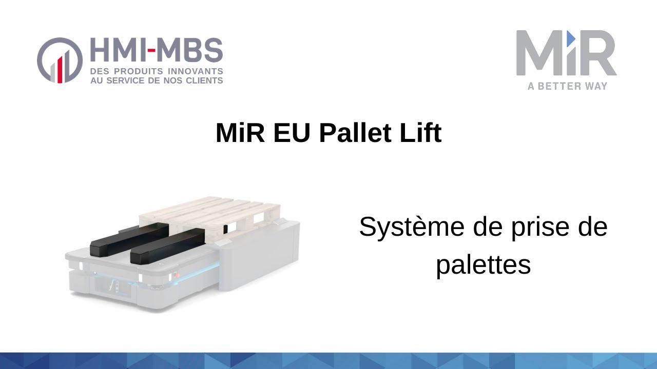 MiR EU Pallet Lift - application de transport automatisé de palettes ...
