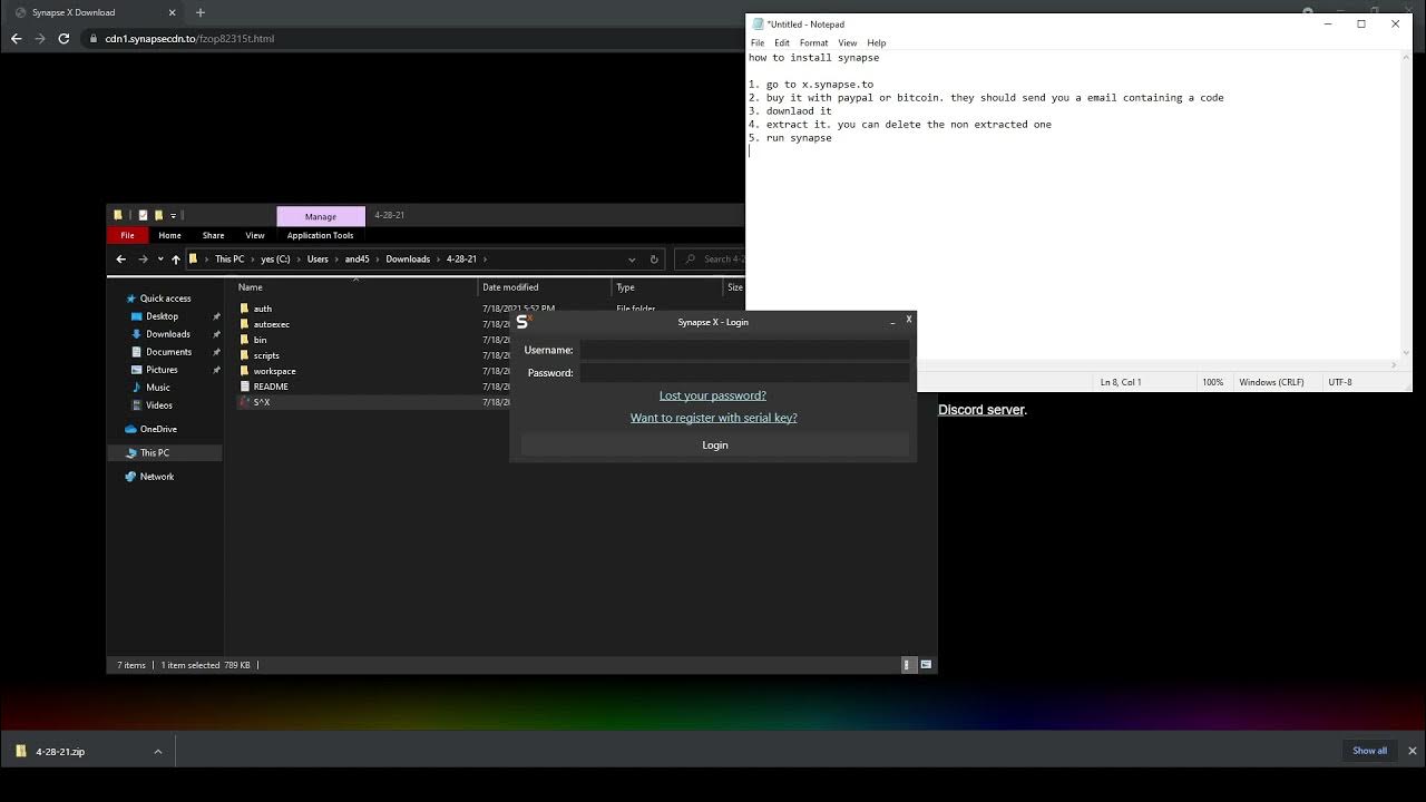 How to install Synapse X (Paid $20 Lua Executer for Roblox) - YouTube