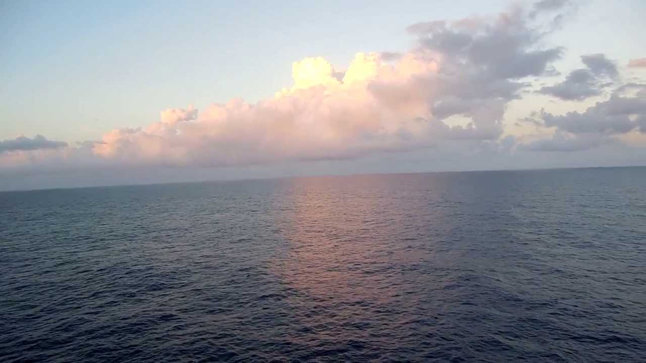 Beautiful Horizon View, On Board Oasis of the Sea's - YouTube