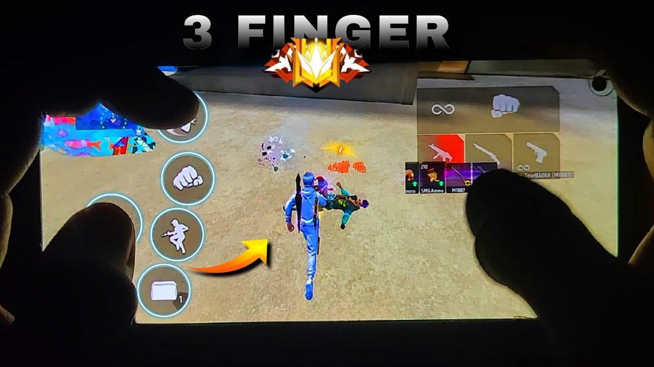 3 Finger Custom Hud Tutorial 😱|⚙️ Free Fire Setting - YouTube