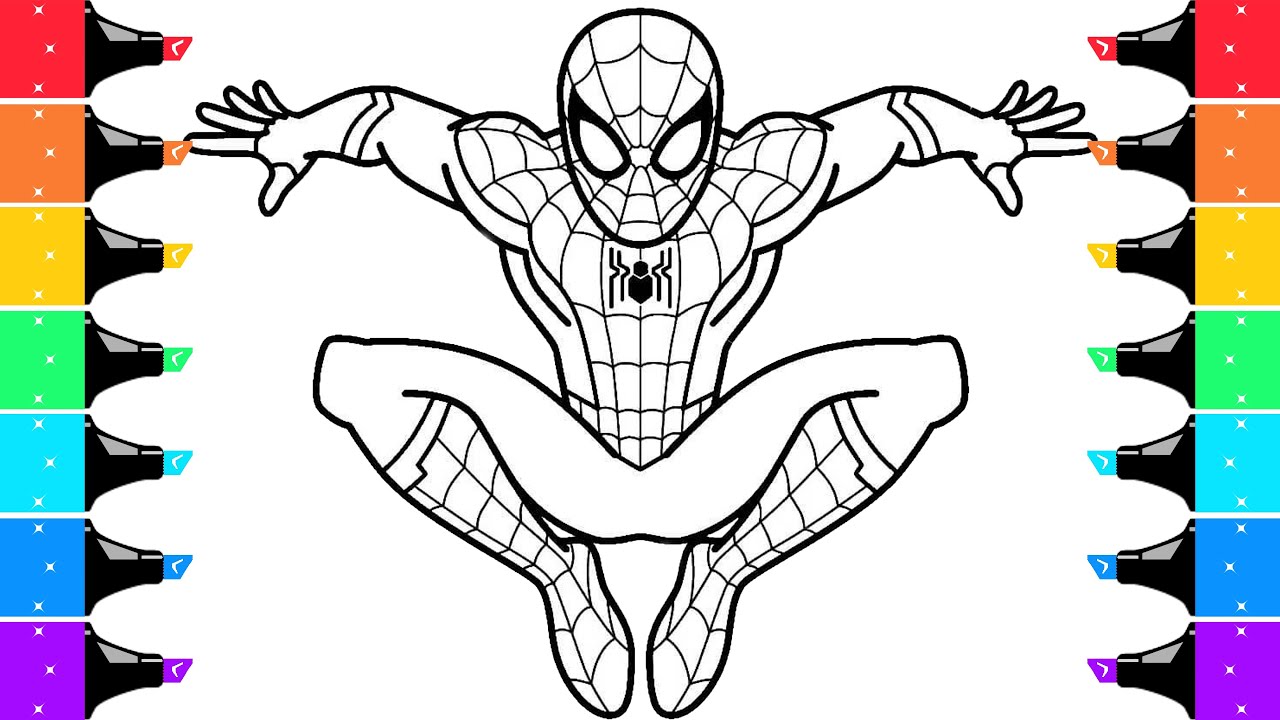 Coloring Pages For Boys Spiderman
