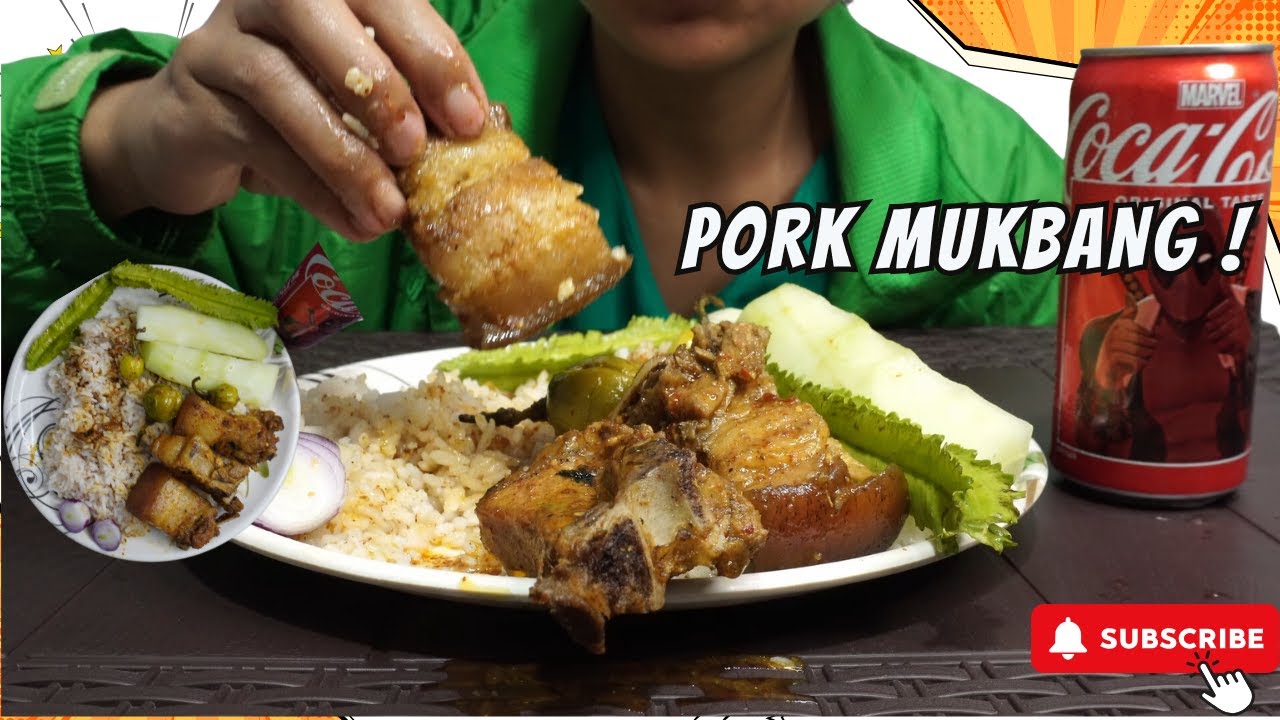 EATING DELICIOUS AND JUICY PORK BELLY || NORTHEAST MUKBANG || PORK ...