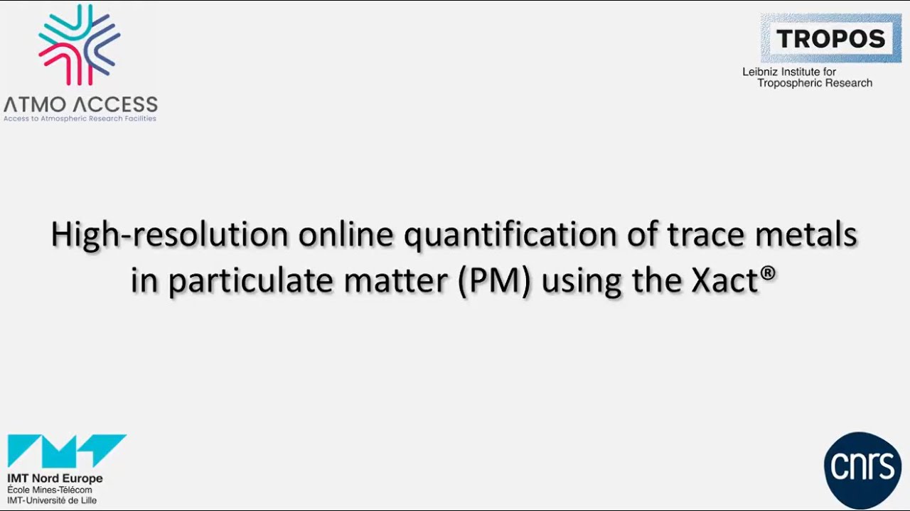 High-resolution online quantification of trace metals in particulate ...