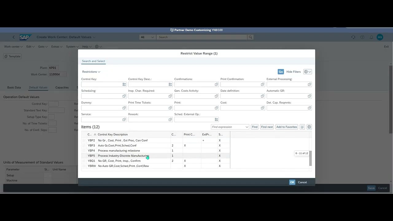 How to Create Work Center in SAP PP CR01 Choose Manage Work Centers ...