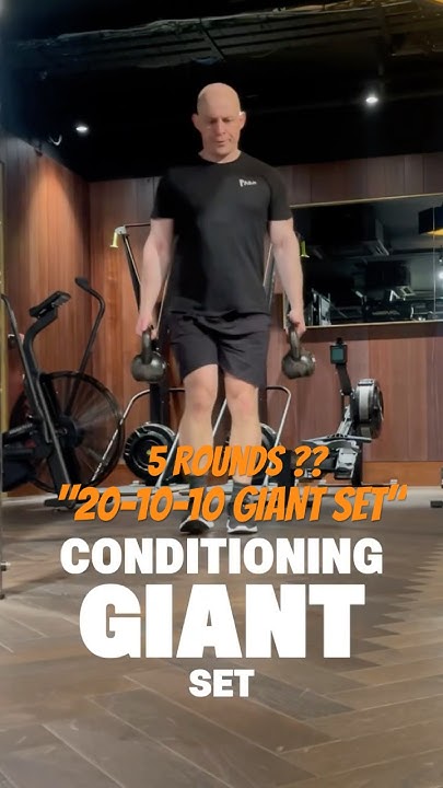 3-Exercise Conditioning Giant Set (20-10-10 Reps) - Minimal Equipment ...