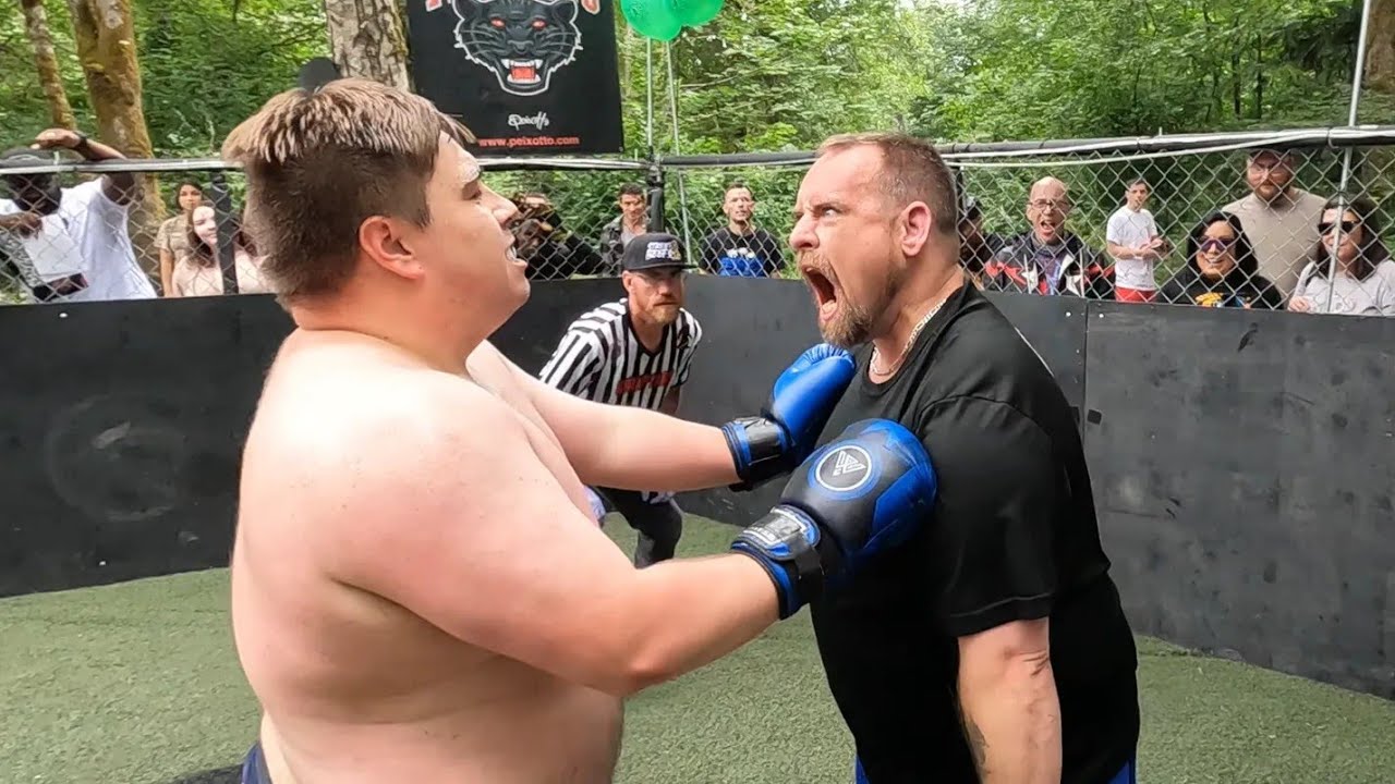 The most Bizarre and crazy backyard fight you will see - YouTube