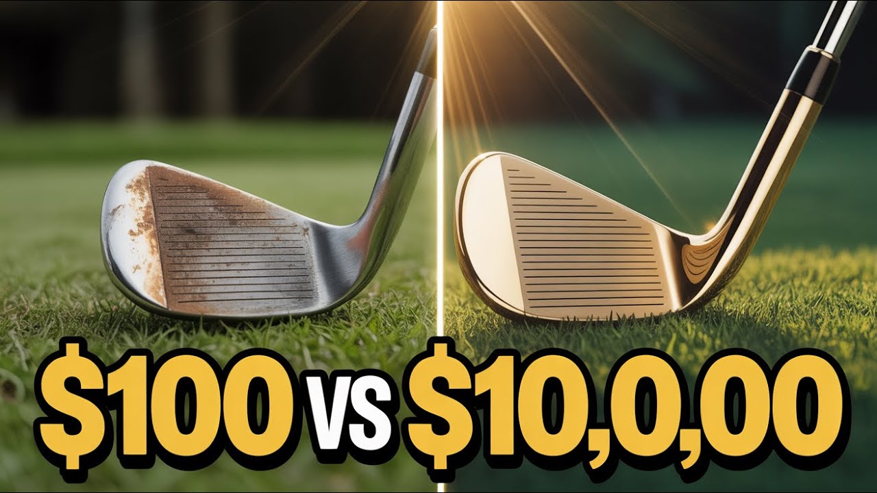THE BIG WEDGE $100 VS $10,000 GOLF CLUBS! - YouTube