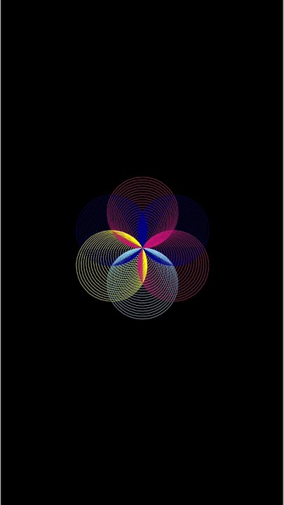 Vibrant Rainbow Circles with Python Turtle | Hypnotic Geometric Art #coding #python #viralvideo ...